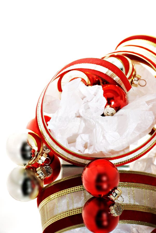 Christmas Gift Basket stock photo. Image of newlyweds, gold - 43572