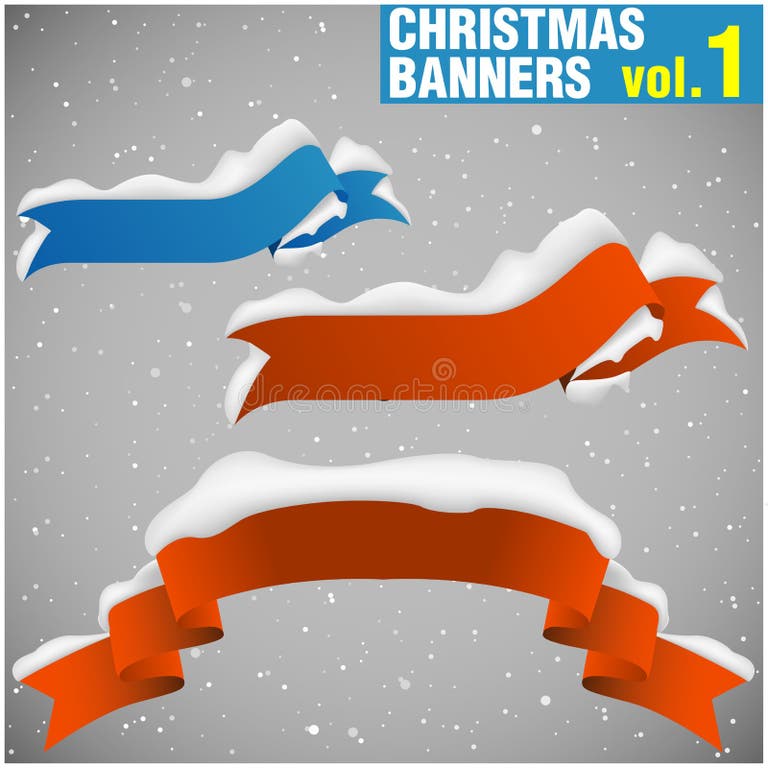 Christmas Banners vol.1 stock vector. Illustration of christmas - 1760714