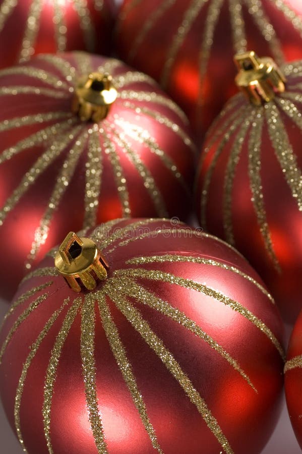 Christmas Bauble Decorations Stock Photo - Image of trinket, tradition ...