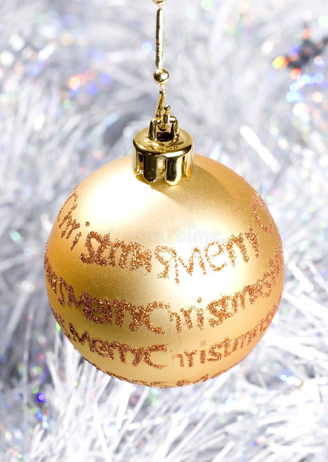 Christmas Bauble Decorations Stock Image - Image of decorating, holiday ...