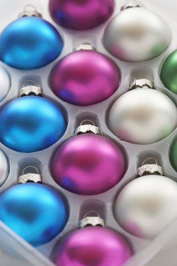 Purple Christmas Baubel stock image. Image of ornaments - 12640083