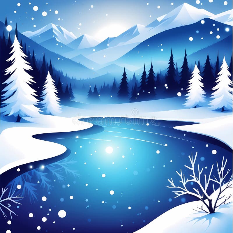 Christmas. Beautiful Vector Image of Christmas. Winter Background Stock ...