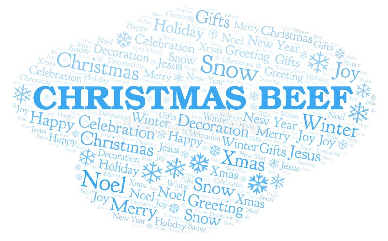 Word Beef Design Decorated With Fresh Raw Beef And Spices On White ...