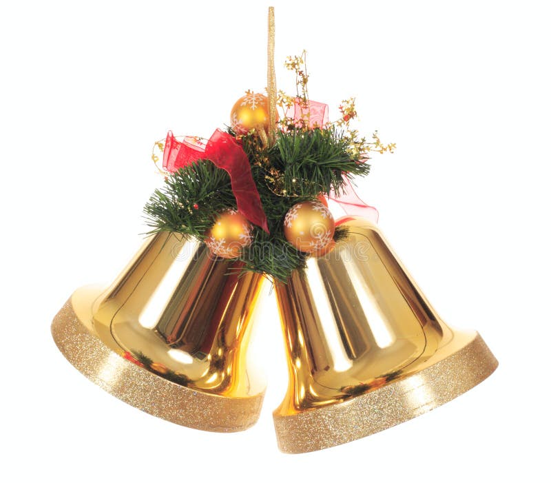 Christmas bell stock image. Image of december, shiny, seasonal - 6712803