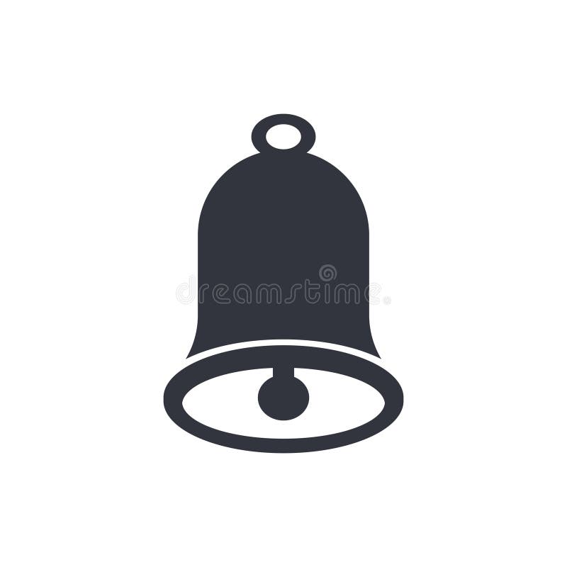 Christmas Bell Logo Template Icon Stock Vector - Illustration of year ...