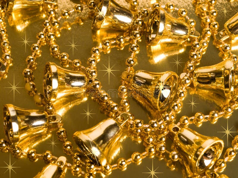 Christmas bells background stock image. Image of year - 7140399