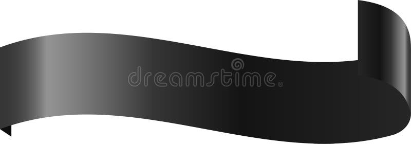 Christmas Black Title Ribbon Stock Vector - Illustration of celebration ...