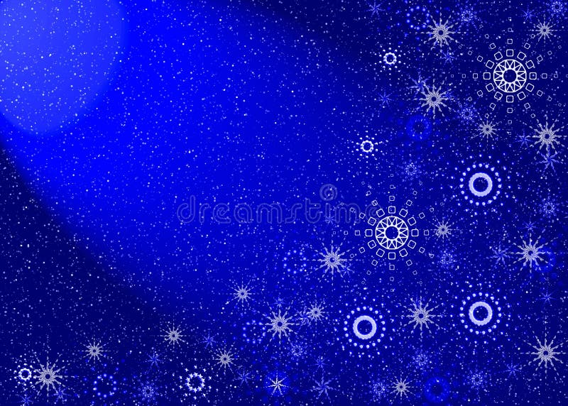 Christmas blue magic frame stock illustration. Illustration of black ...