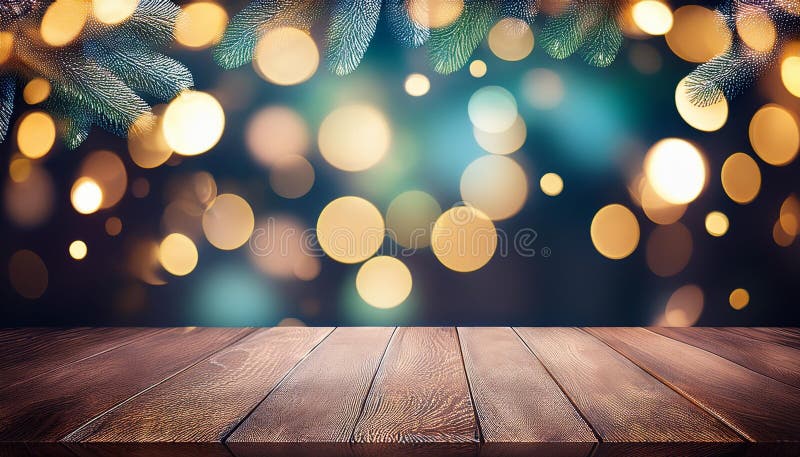 Christmas Bokeh background stock illustration. Illustration of elegance ...