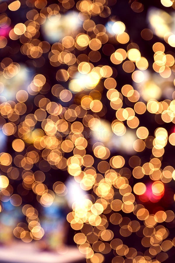 Christmas Bokeh Lights Background Stock Image - Image of shiny, glitter ...