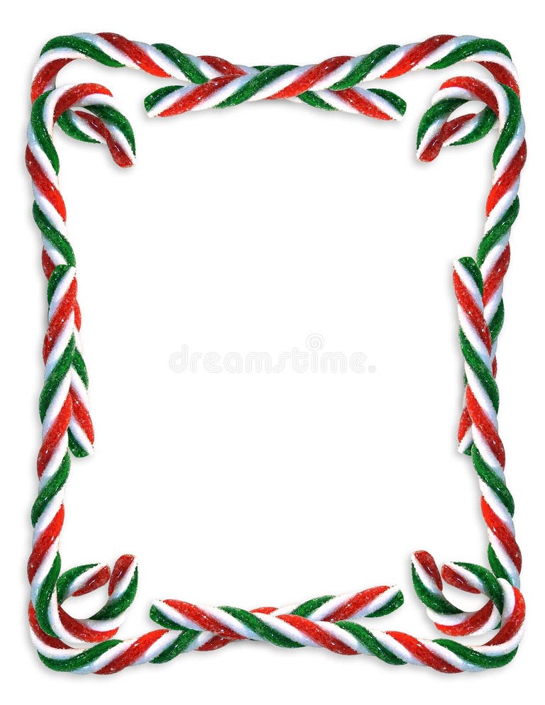 Candy Canes Border Stock Illustrations – 2,214 Candy Canes Border Stock ...