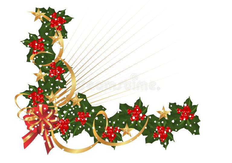 Christmas Border, Cdr Vector Stock Vector - Illustration of seasonal ...