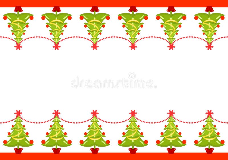 Christmas Tree Border Clip Art