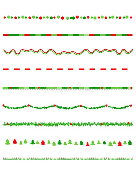 Christmas Border / divider stock vector. Illustration of digital - 19262795