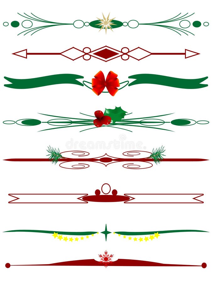 Christmas borders stock vector. Illustration of concept - 11851629