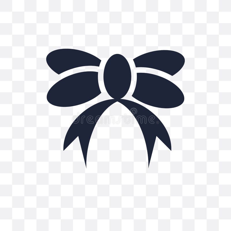 Christmas Bow Transparent Icon. Christmas Bow Symbol Design from Stock ...