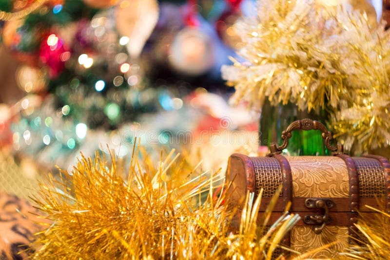 Christmas Box Chest stock image. Image of shiny, seasonal - 53085265