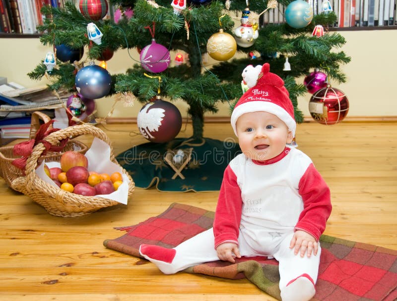 Christmas boy stock photo. Image of healthy, childhood - 10258286