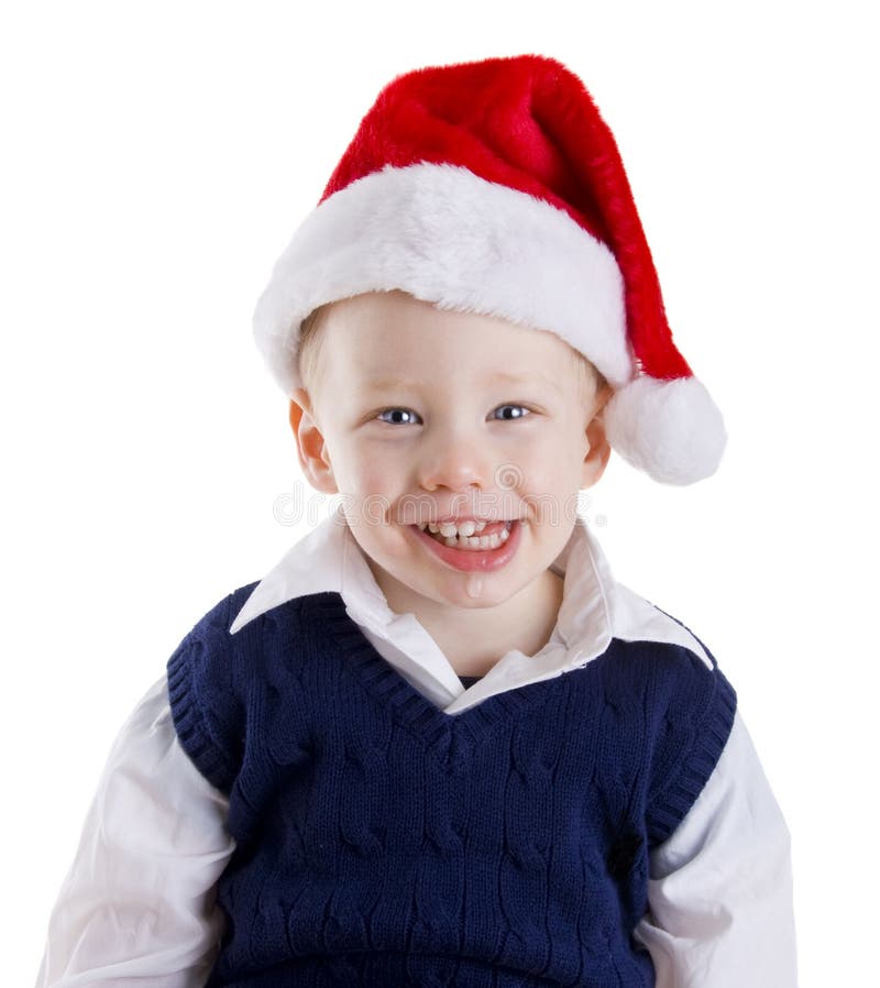 Christmas boy stock image. Image of cheerful, male, eyes - 7089073