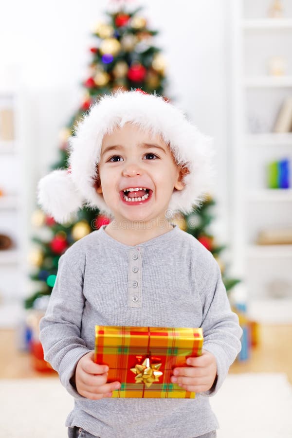 Family Opening Christmas Presents Stock Image - Image of festive ...