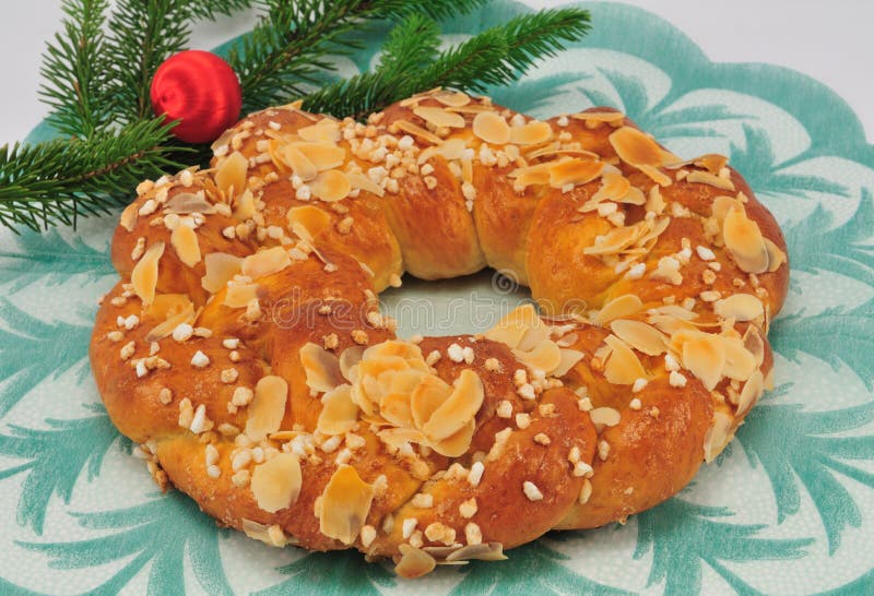 Christmas Braided Bread stock photo. Image of dessert - 12014578