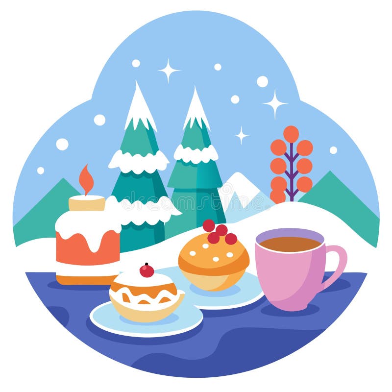 Christmas Brunch in a Winter Wonderland Setting. Merry and Magical ...