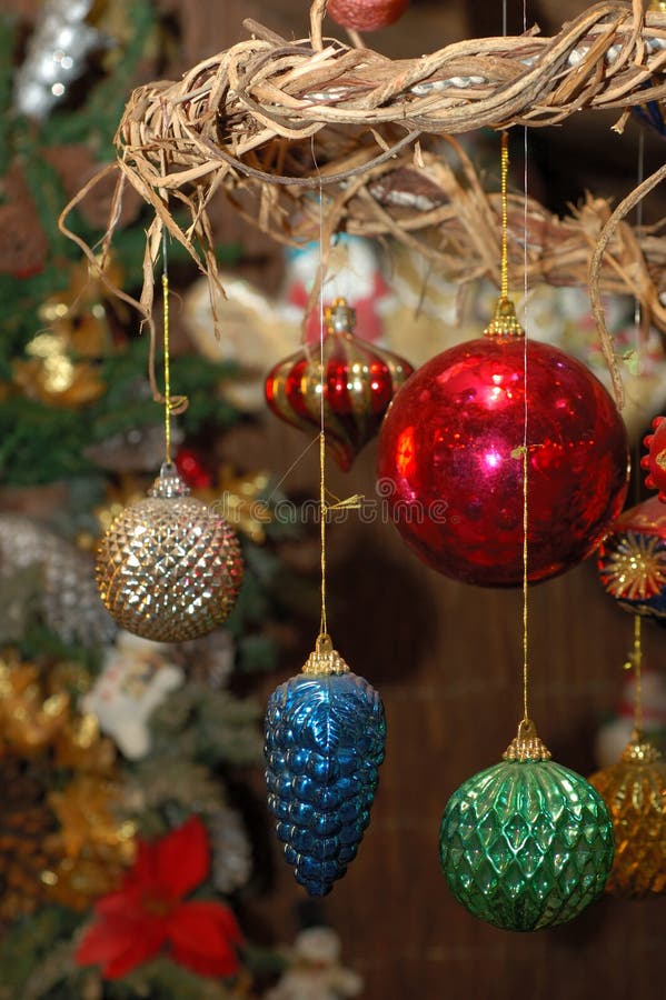 Christmas decoration stock photo. Image of holiday, door - 3836700