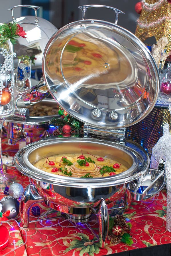 Christmas Buffet Setting stock photo. Image of meat, bite - 67993216