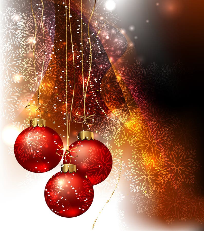Christmas bulbs stock illustration. Illustration of happy - 23392953