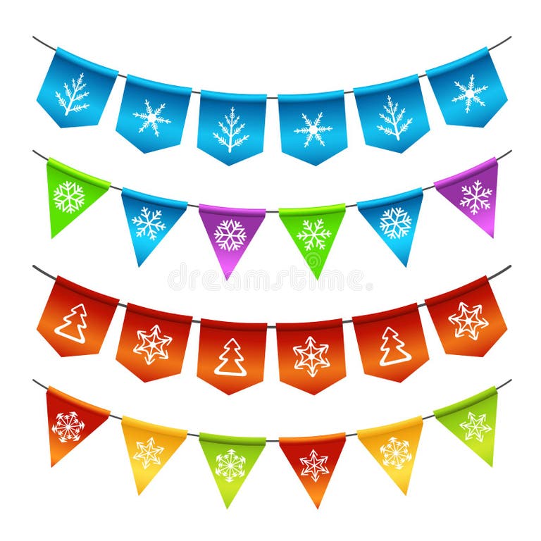 Realistic String Flags Stock Illustrations – 292 Realistic String Flags ...