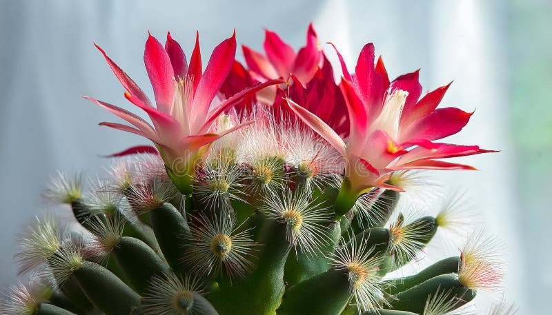 A christmas cactus stock illustration. Illustration of plantbased ...