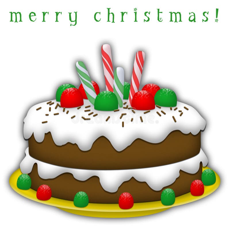 Cartoon Merry Christmas Cake Stock Illustrations – 7,344 Cartoon Merry ...