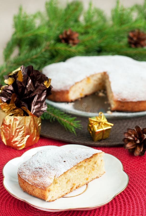 Christmas cake stock image. Image of gift, traditional - 33158361