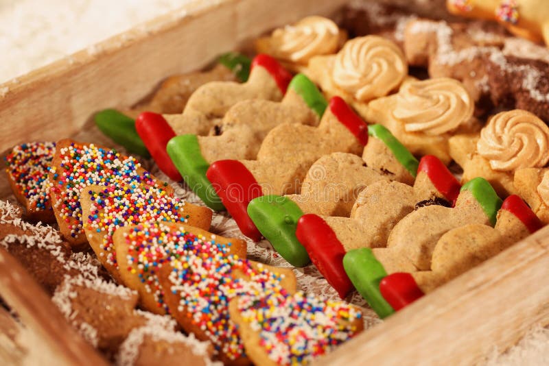 Christmas cakes stock photo. Image of blue, party, copy - 47729350