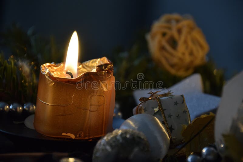Christmas Background - First Advent Stock Photo - Image of winter, gold ...