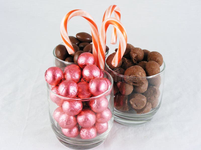 Candy Cane Chocolate Covered Almonds Stock Photos - Free & Royalty-Free ...