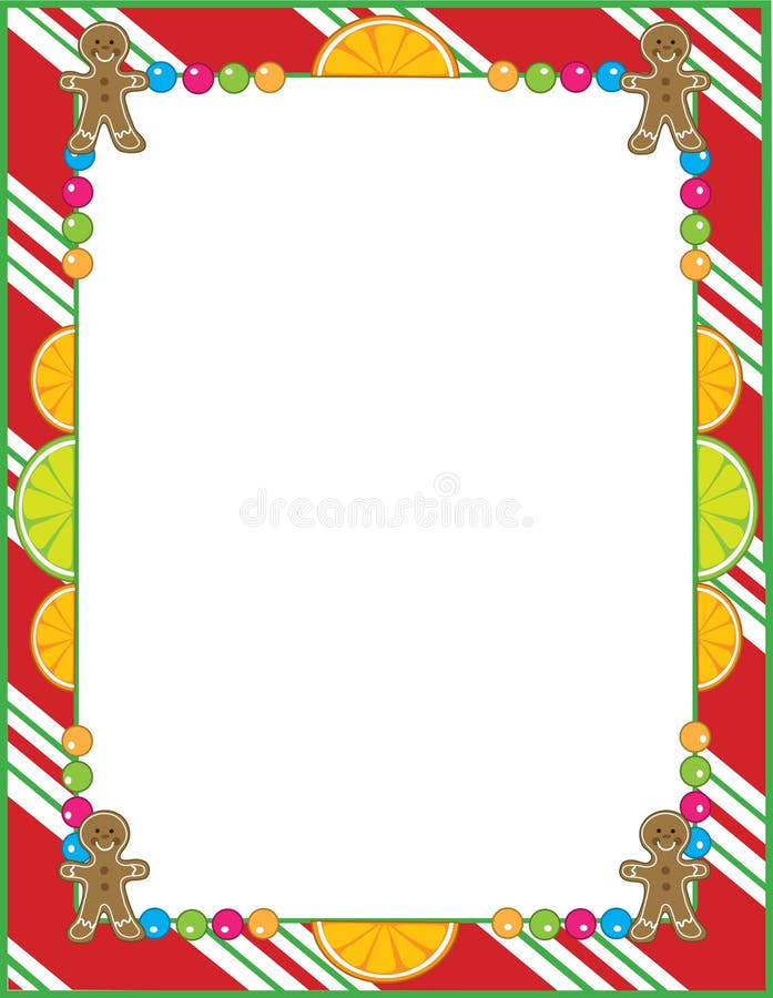 Peppermint Border Clipart
