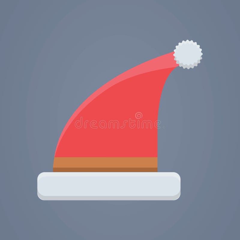 Christmas Cap. Vector Illustration Decorative Design Stock Vector ...