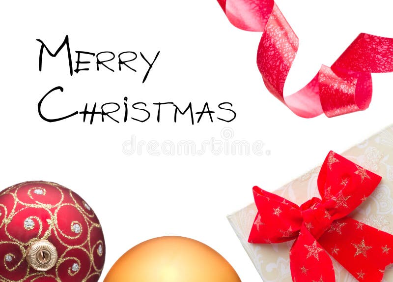 Christmas card stock photo. Image of isolated, greeting - 21495966