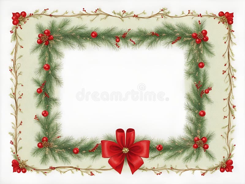 Christmas Card Frame stock illustration. Illustration of holidaywarmth ...