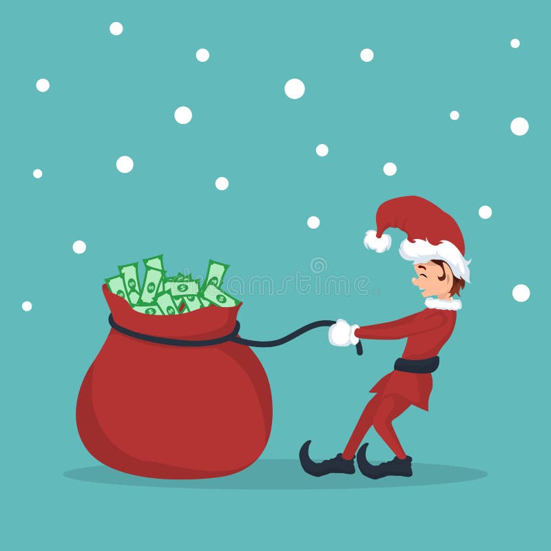 Elf Pulling Stock Illustrations – 70 Elf Pulling Stock Illustrations ...