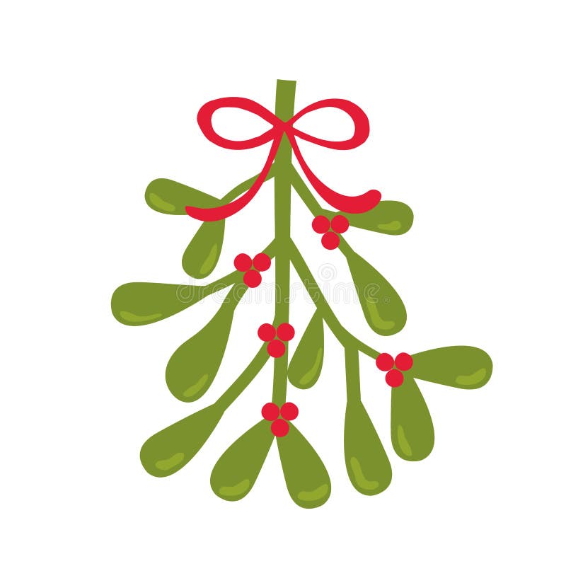 Mistletoe Design stock vector. Illustration of decorative - 9452797
