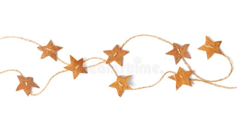 Christmas Card, Star Chain stock image. Image of december - 59560537