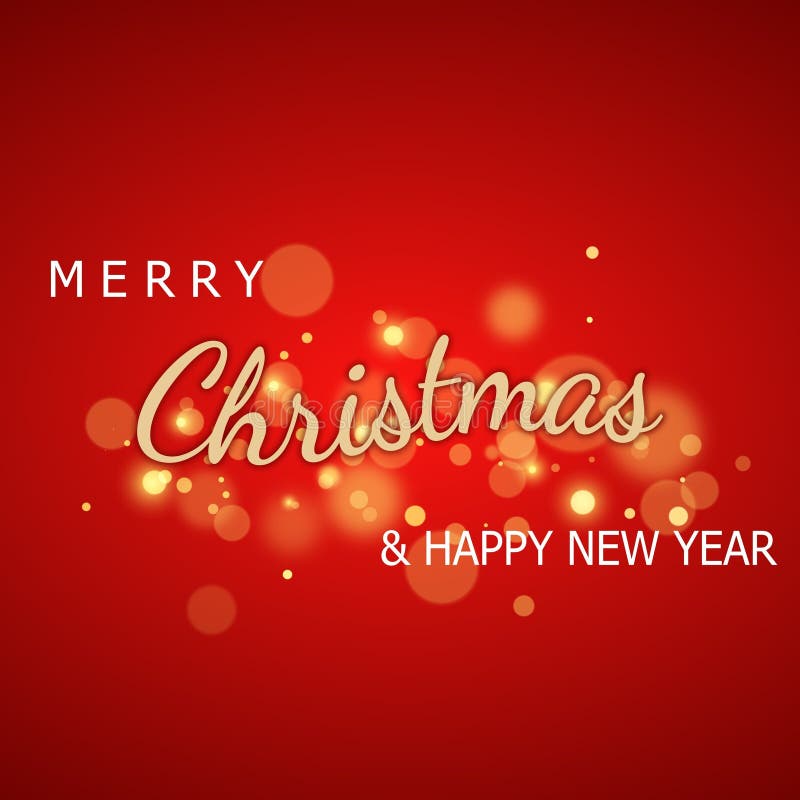 Christmas Card, Template Design Stock Vector - Illustration of effect ...