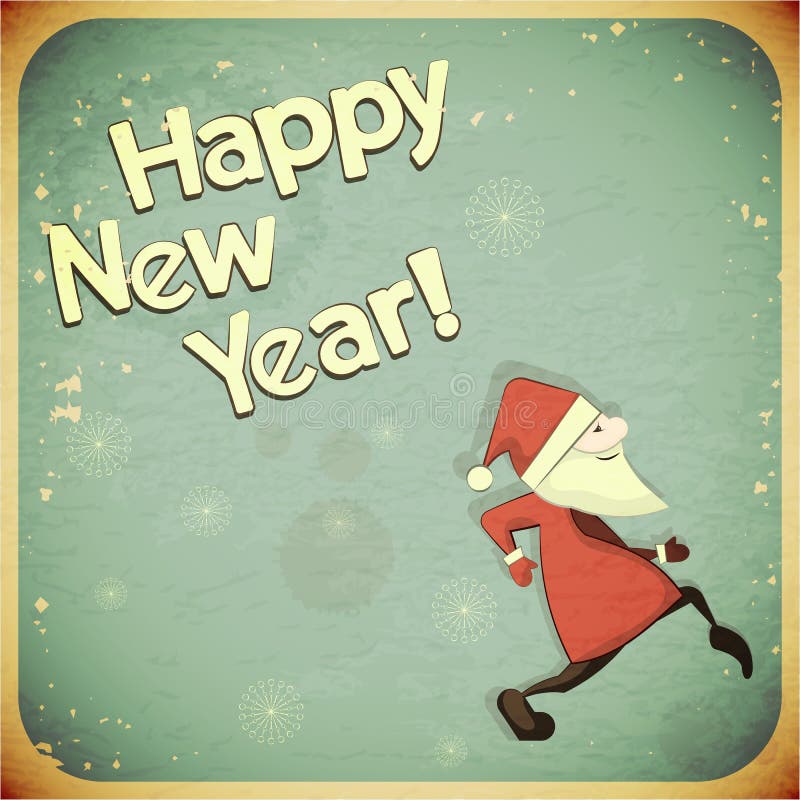 Christmas Cards with Santa Claus Stock Vector - Illustration of design ...