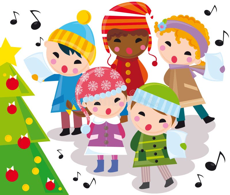 Christmas Caroling Stock Illustrations – 793 Christmas Caroling Stock ...