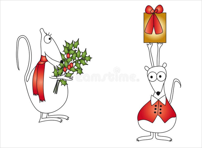 Festive Cartoon Mice Stock Illustrations – 474 Festive Cartoon Mice ...