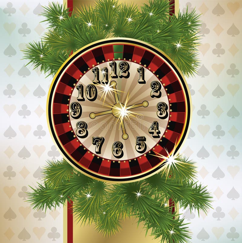 Christmas Casino Banner, Vector Stock Vector - Illustration of casino ...