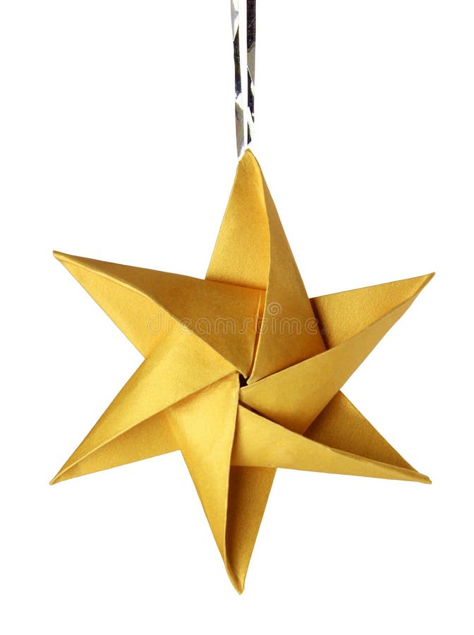 Christmas Celebration Golden Star Stock Photo - Image of celebration ...