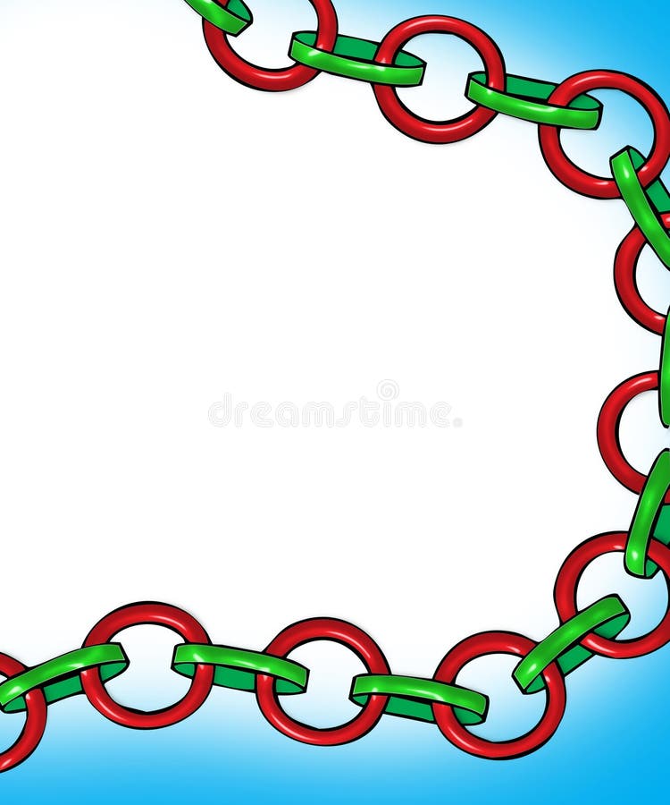 Christmas Chain stock illustration. Illustration of computer - 7008514
